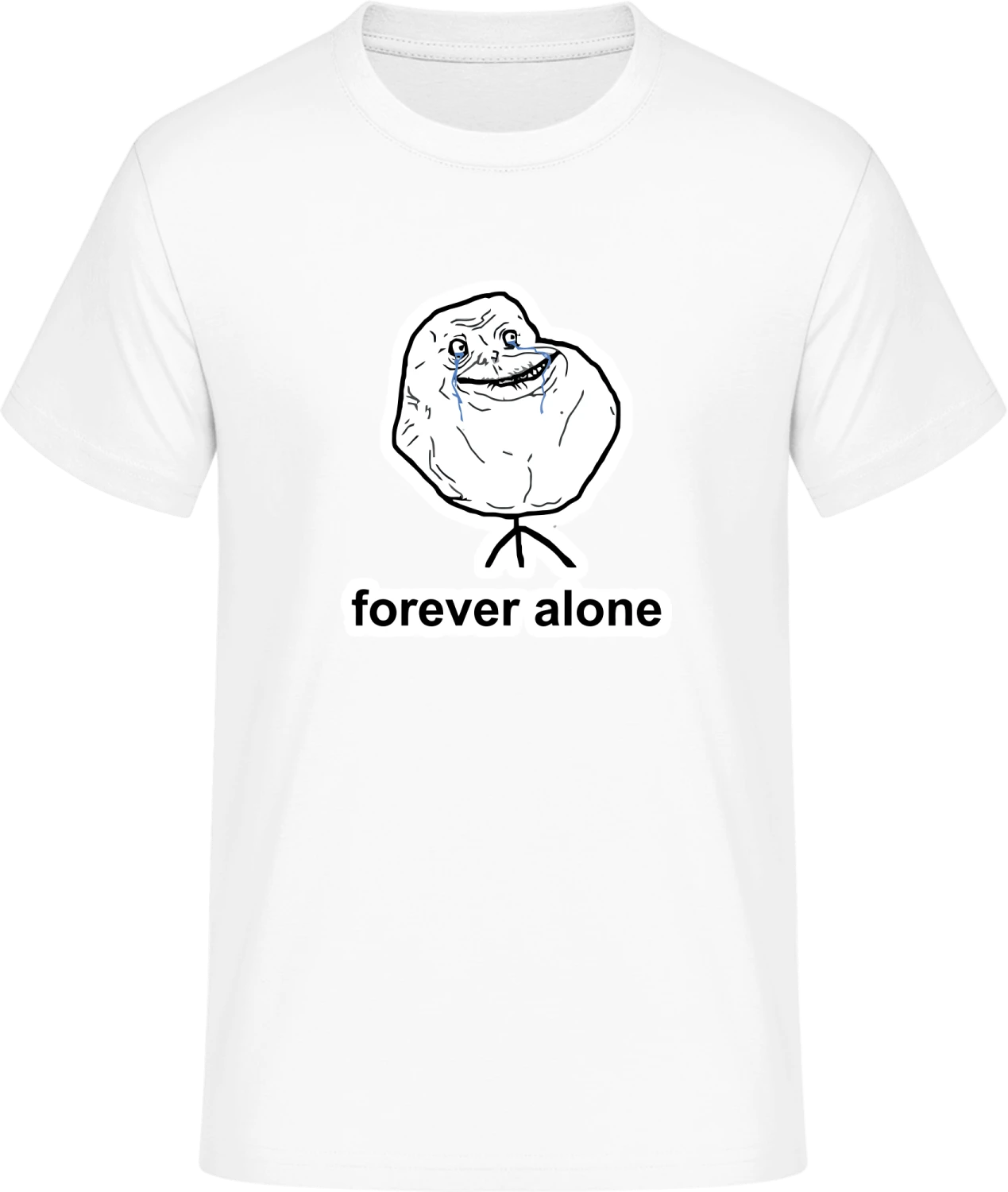 forever alone crying face