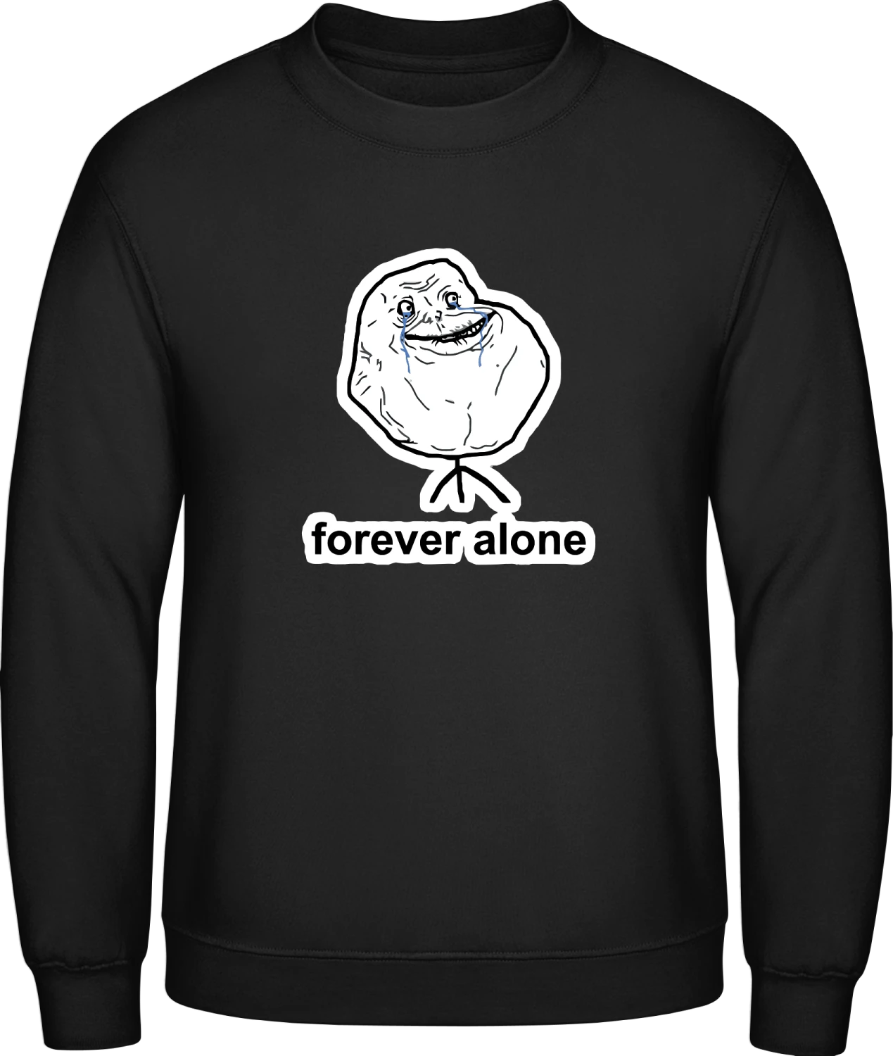 forever alone crying face